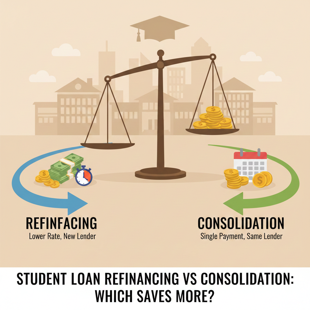 Student Loan Refinancing vs Consolidation: Which Saves More?